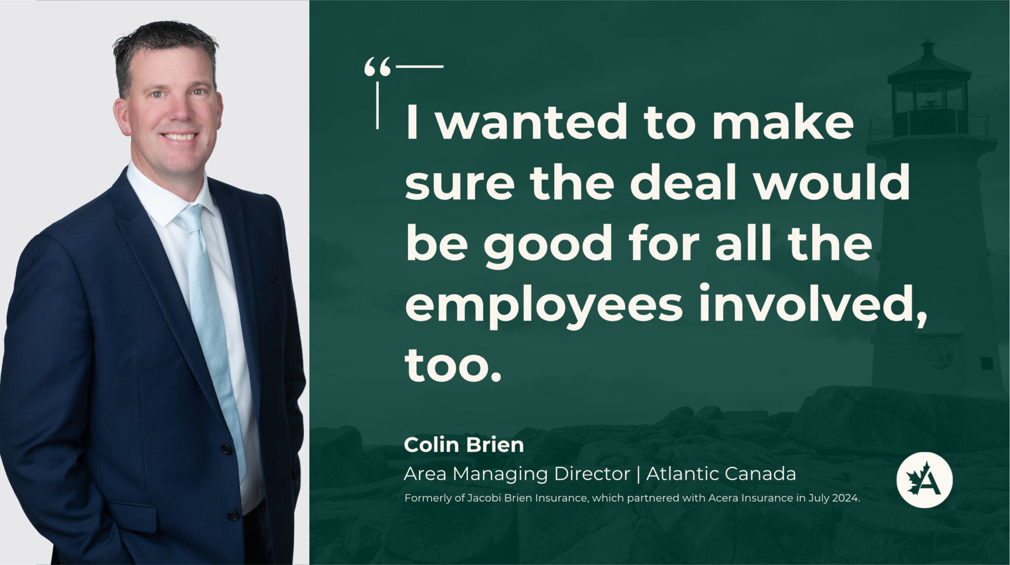 Acera Insurance partner testimonial | Colin Brien